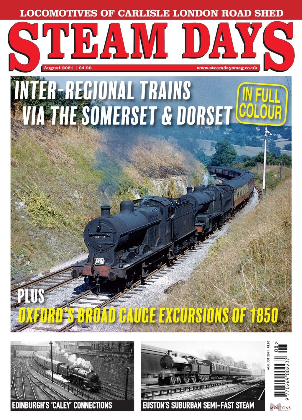 PREVIEW: August ISSUE OF STEAM DAYS MAGAZINE | Steam Days Magazine